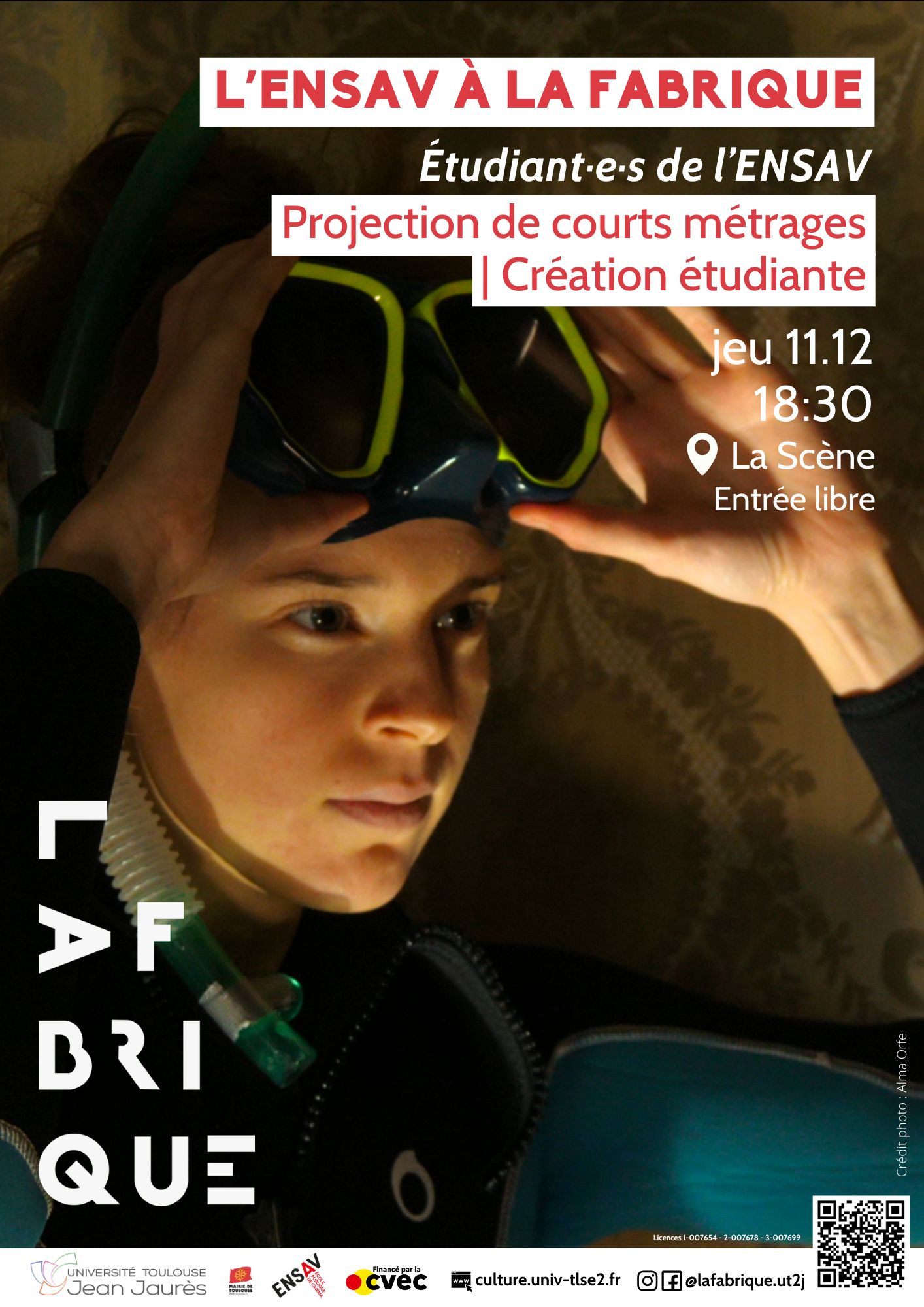 Diffusion de films ensaviens à la Fabrique - Ensav